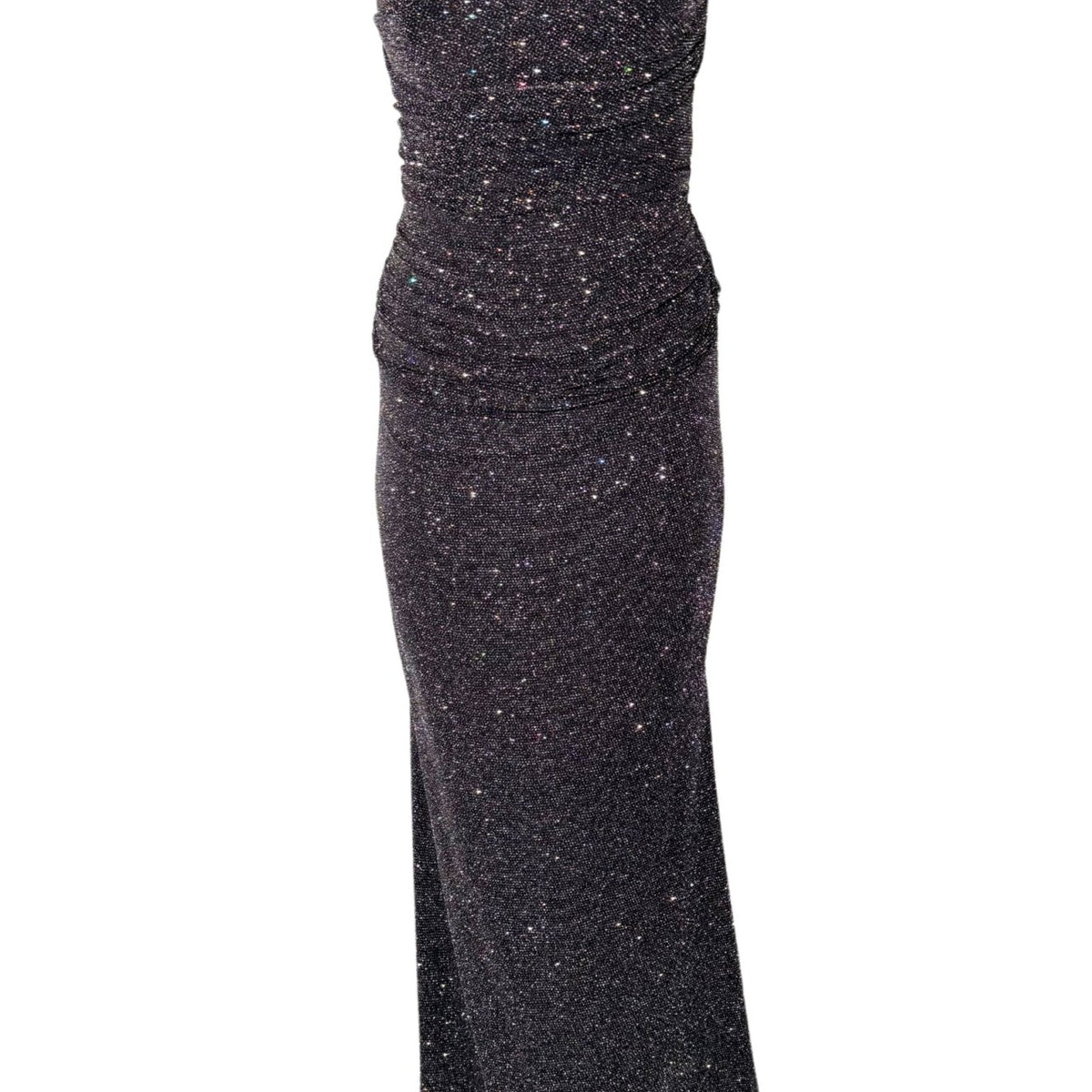 Open Back Black Shimmer Prom Dress | Runway Catalog | Montreal